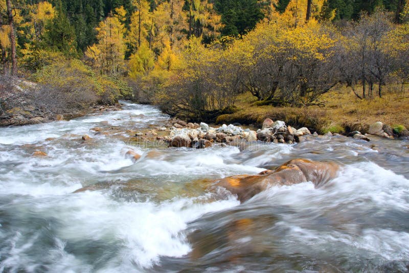 Stream scenery stock photo. Image of mountains, autumn - 27310390