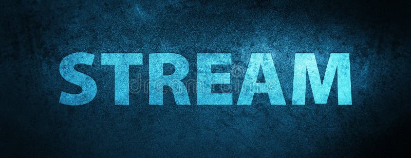 Stream Special Blue Banner Background Stock Illustration - Illustration ...
