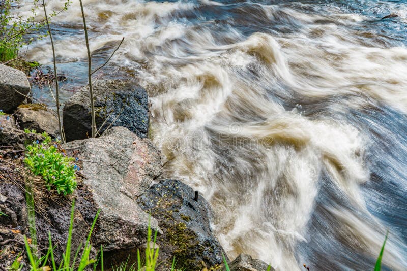 The Stream in the Spring. Photo of Scandinavia Stock Photo - Image of ...