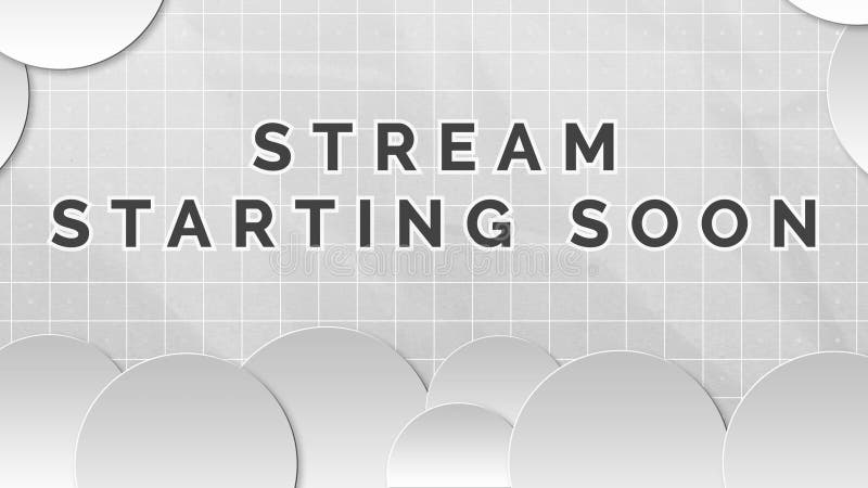 Stream Starting Soon with Grid Seamless Loop Motion Graphic Stock Video ...