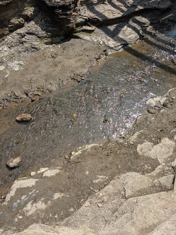 Stream Sun Shine Stone Shimmer Stock Photo - Image of blue, infinity ...