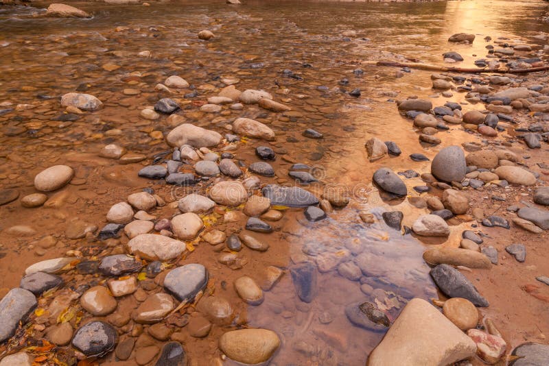 Stream at Sunset stock photo. Image of rocky, mountains - 94332788