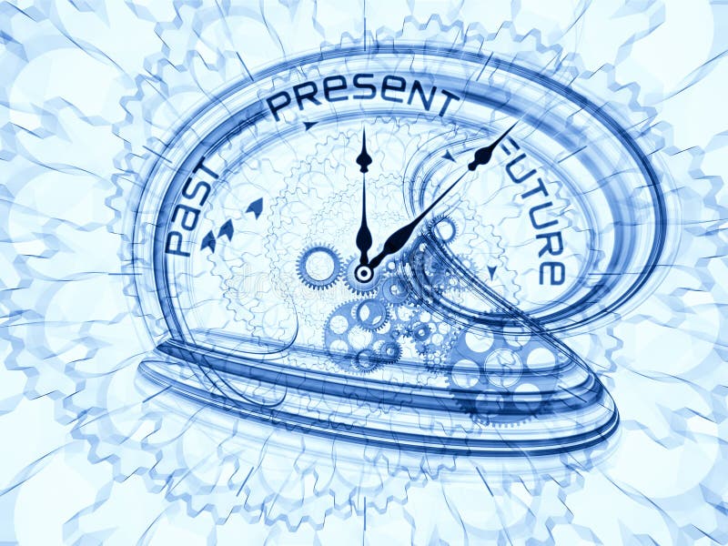 Stream of time stock illustration. Illustration of design - 24220316