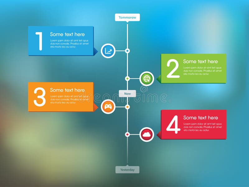 Stream Timeline Feed stock vector. Illustration of globe - 34824645