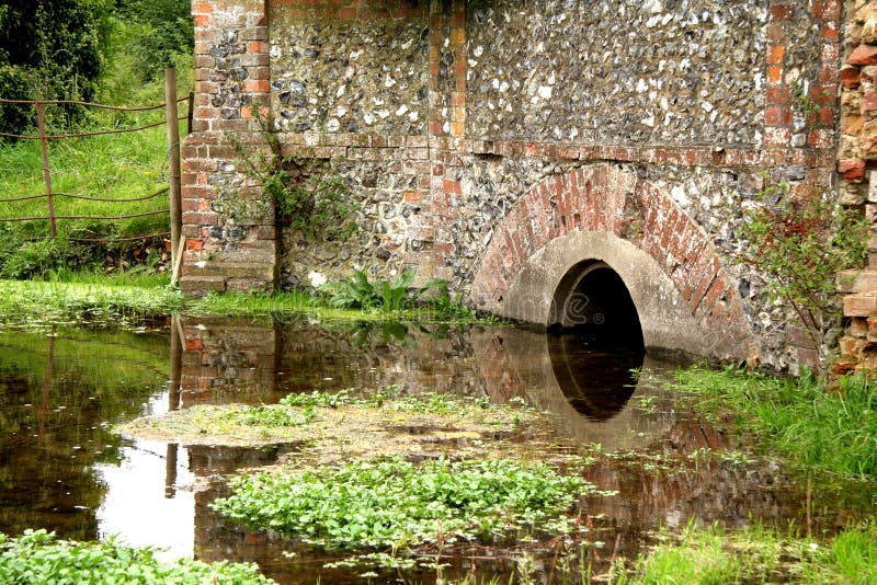 Stream under the Bridge stock image. Image of architecture - 3066637