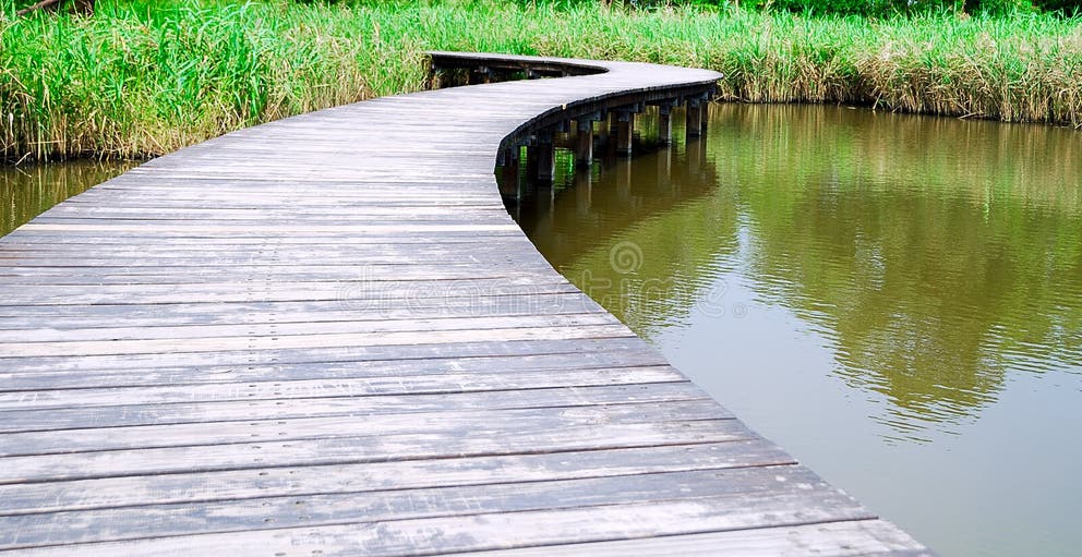 Stream Walk stock image. Image of walkway, bridge, stream - 2786835