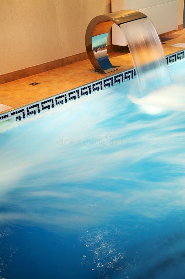 Stream of water stock photo. Image of color, luxury, poolside - 2865708