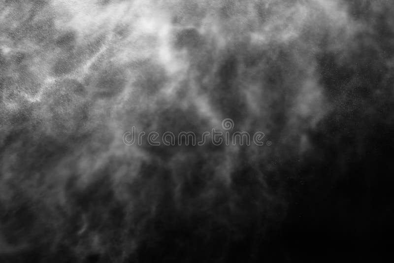 A Stream of Water and a Cloud of Drops Stock Image - Image of drop ...