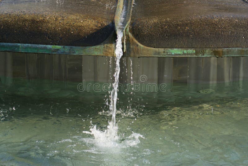 Water streaming stock photo. Image of drop, shade, fountain - 37096644