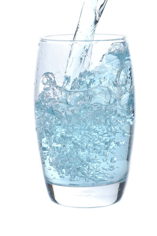 Stream of Water Falling in Jug Stock Photo - Image of isolated ...