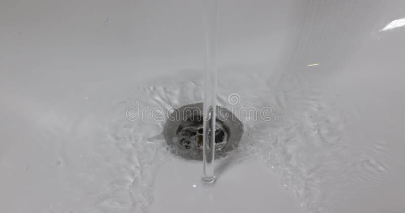Water Falling and Flowing To Shower Drain Stock Footage - Video of ...