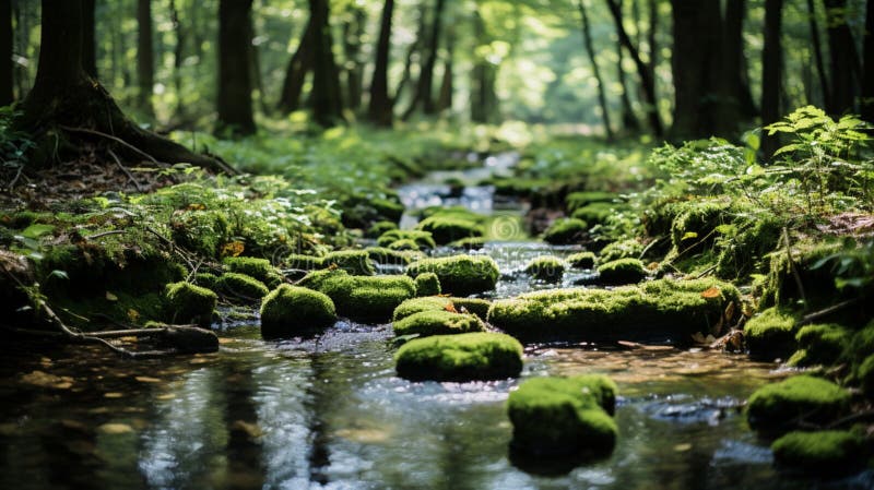Stream Water Flow, Gushing Spring, Clear Spring, Hot Spring Water ...