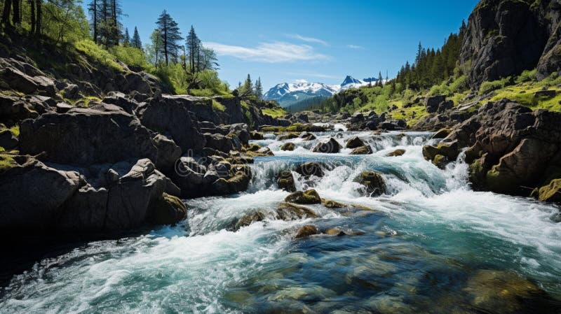 Stream Water Flow, Gushing Spring, Clear Spring, Hot Spring Water ...