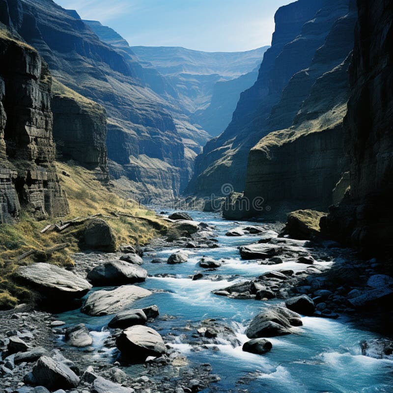 Stream Water Flow, Gushing Spring, Clear Spring, Hot Spring Water ...