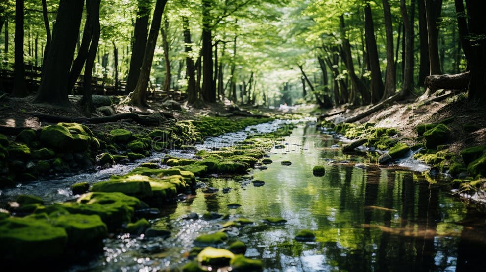 Stream Water Flow, Gushing Spring, Clear Spring, Hot Spring Water ...