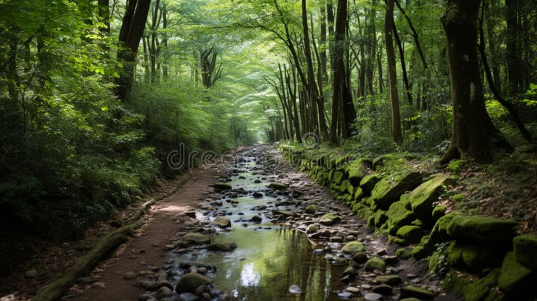 Stream Water Flow, Gushing Spring, Clear Spring, Hot Spring Water ...