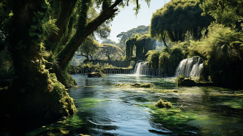 Stream Water Flow, Gushing Spring, Clear Spring, Hot Spring Water ...