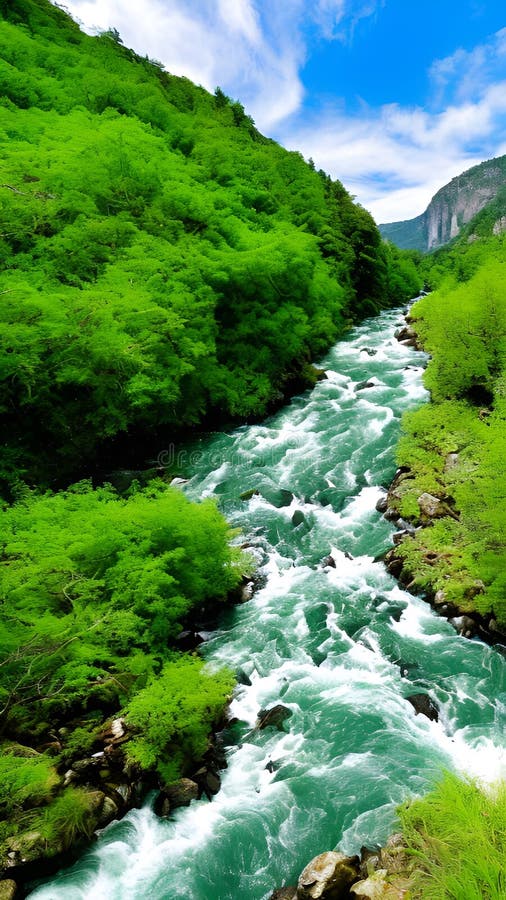 Stream Water Flowing Spring Spring Spring Spring Water Source Dynamics ...