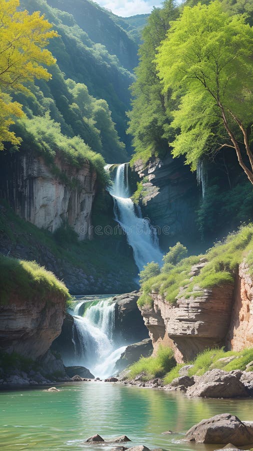 Stream Water Flowing Spring Spring Spring Spring Water Source Dynamics ...