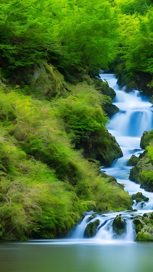 Stream Water Flowing Spring Spring Spring Spring Water Source Dynamics ...