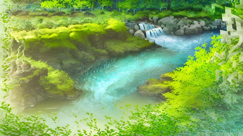 Stream Water Flowing Spring Spring Spring Spring Water Source Dynamics ...