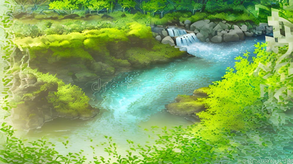 Stream Water Flowing Spring Spring Spring Spring Water Source Dynamics ...
