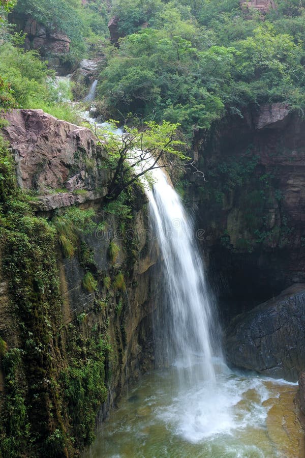 Stream waterfall stock photo. Image of water, scenery - 77303614