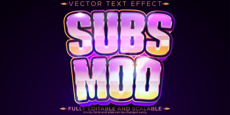 Streamer Editable Text Effect, Editable Game and Online Text Style ...