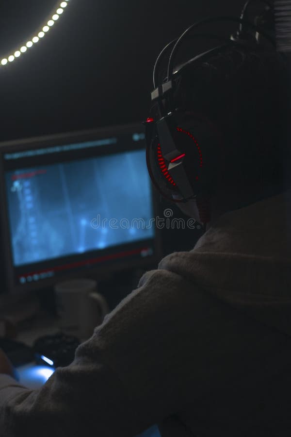 Streamer stock photo. Image of microphone, adult, podcast - 250934340