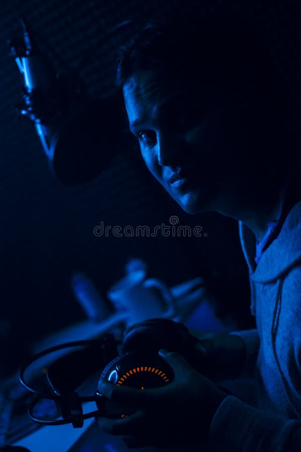 Streamer stock image. Image of stream, internet, emotions - 250934347