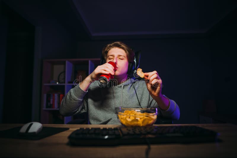 Gamer Night Snacks Stock Photos - Free & Royalty-Free Stock Photos from ...