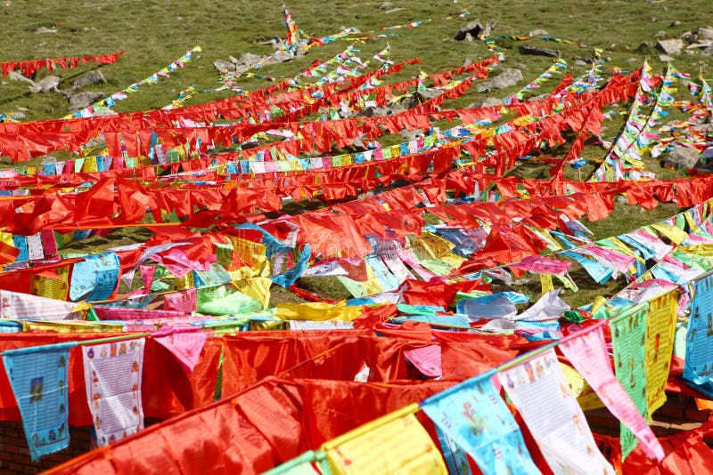 Streamer in wutaishan stock photo. Image of reverent - 30517196