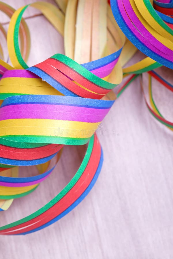 Streamers for Carnival Party Stock Image - Image of light, design: 28829159