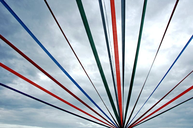 Streamers in the Sky stock image. Image of colour, skies - 5152249