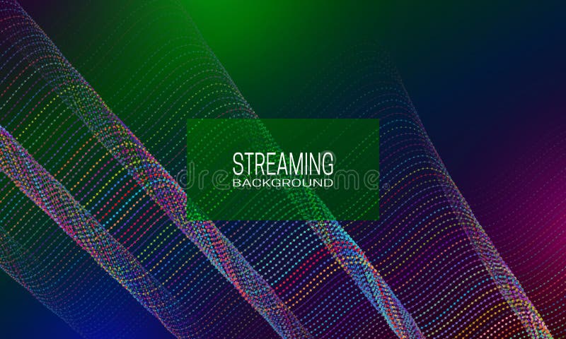 Streaming Background Design of Colorful Wavy Strings. Abstract ...