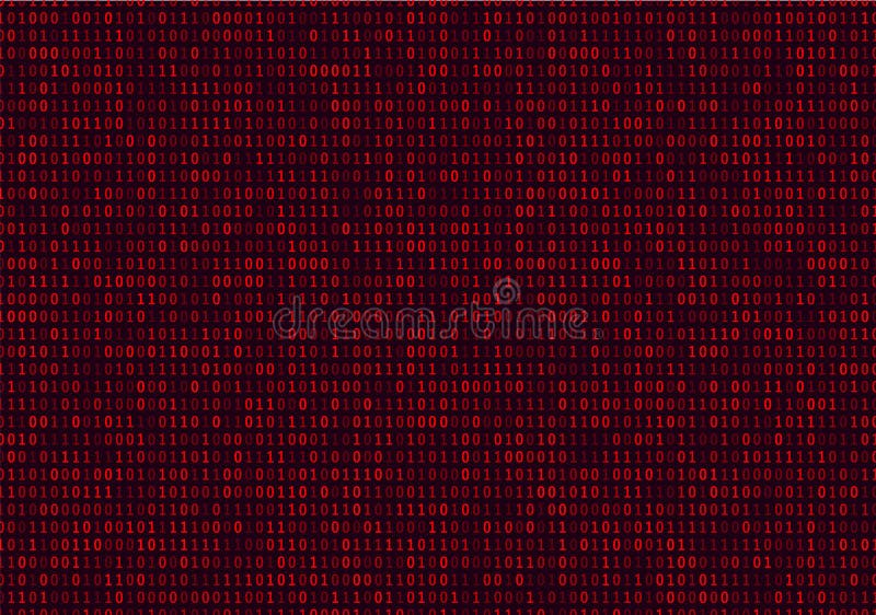 Streaming Binary Code Background Stock Illustration Illustration Of