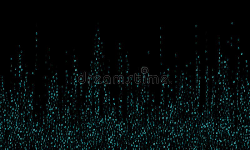 Binary Code Cyber Monday Sale Background. Stock Vector - Illustration ...