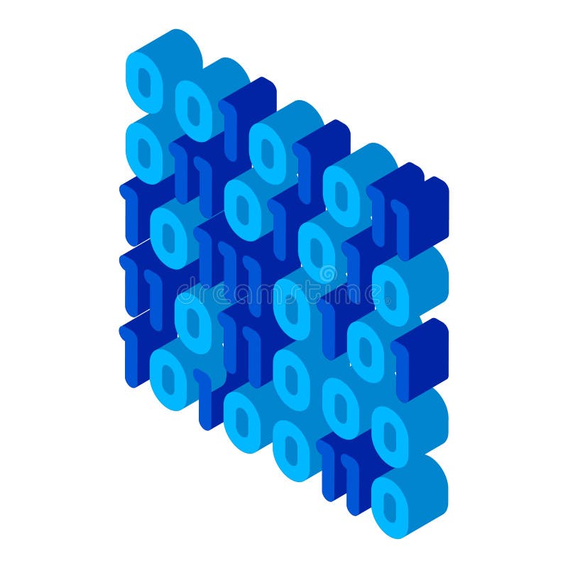 Isometric Matrix Stock Illustrations – 563 Isometric Matrix Stock ...