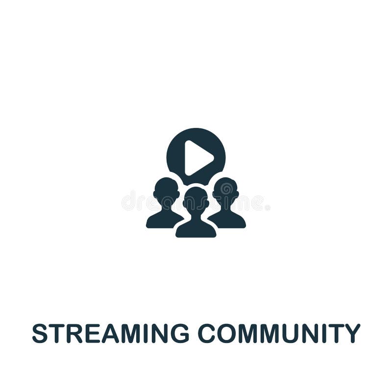 Community Line Icon. Simple Element from Social Activity Collection ...