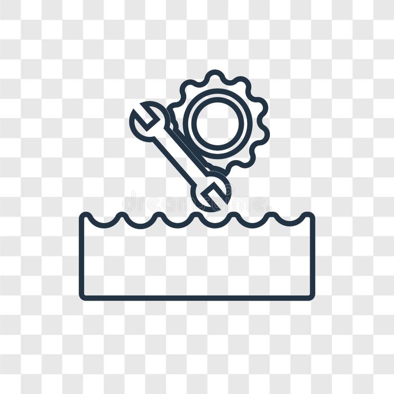 Streaming Concept Vector Linear Icon Isolated on Transparent Background ...