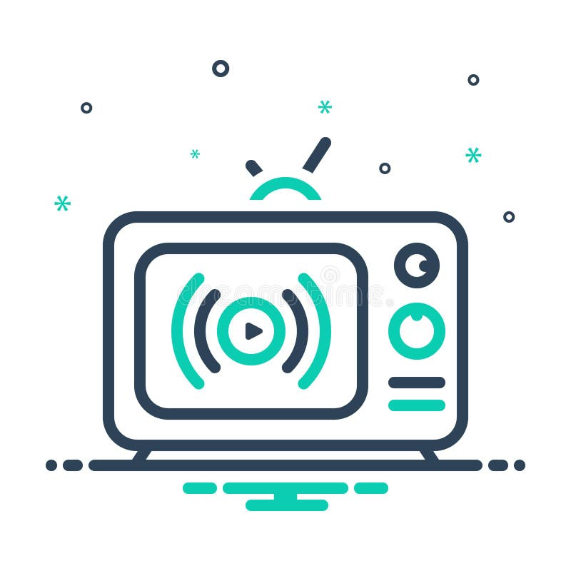 Mix Icon for Streaming, Multimedia and Player Stock Vector ...