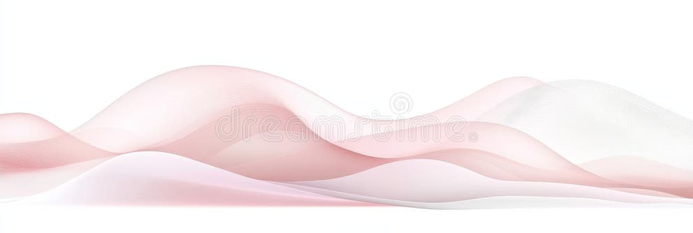 Streaming Pink Waves on a Gradient White BG with Subtle Textures. Great ...
