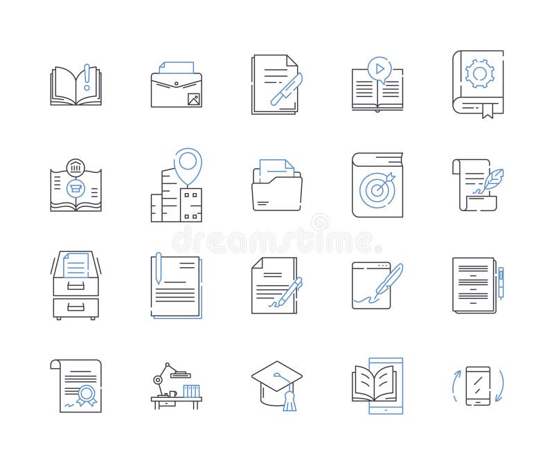 Streaming School Line Icons Collection. Online, Virtual, Remote ... Streaming School Line Icons Collection. Online, Virtual, Remote ...