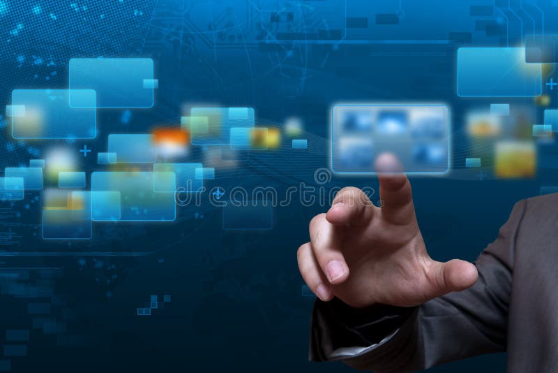 Streaming Screen Technology Stock Photo - Image of internet ...