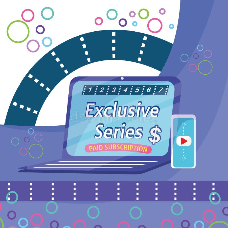 Streaming Service Concept Image Man on Couch with Tv Control Vector ...