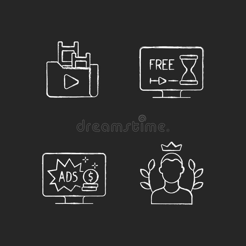 Streaming Services Icons Stock Illustrations – 144 Streaming Services ...