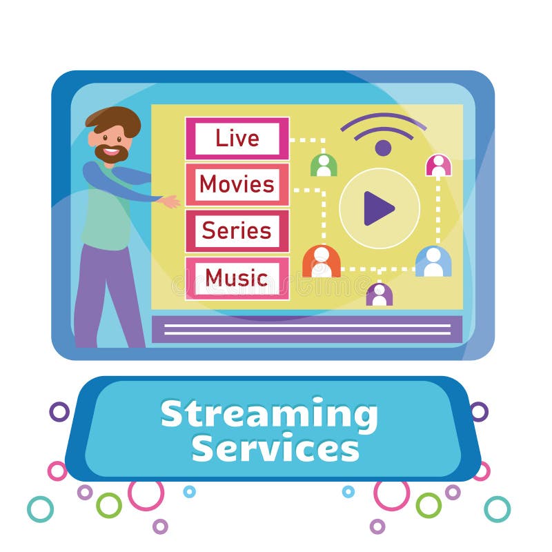 Streaming Services Stock Illustrations – 941 Streaming Services Stock ...