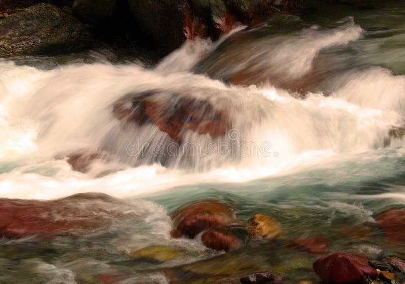 Streaming Water Steps stock image. Image of flowing, woods - 20085051