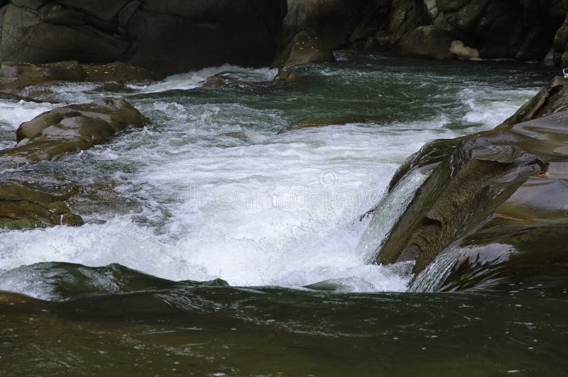 Rapids of River Prut stock image. Image of stream, rocks - 77968845