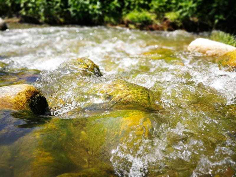 Streaming water stock photo. Image of splash, pouring - 16498654